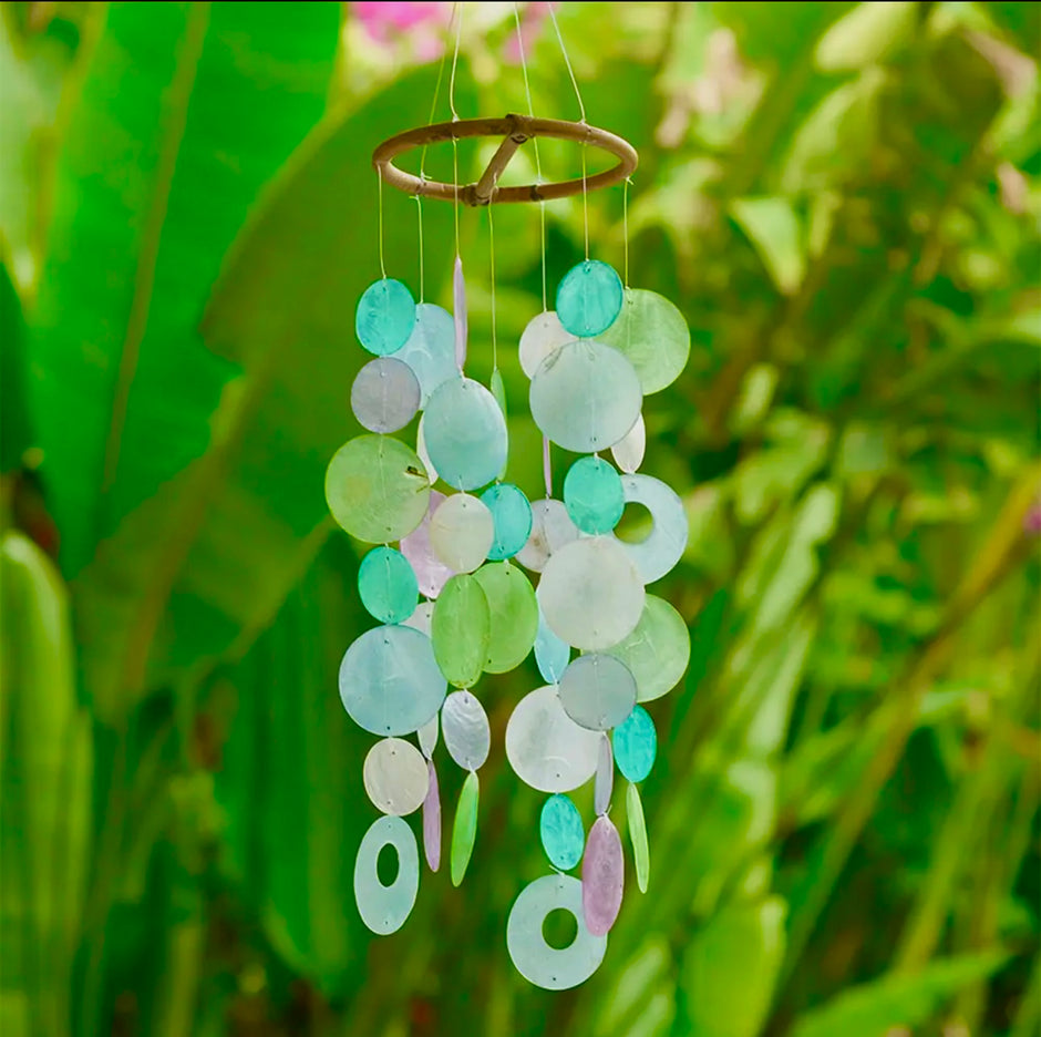 Artisan-Crafted Capiz Chimes & Mobiles in Charleston, SC | Blueyed ...