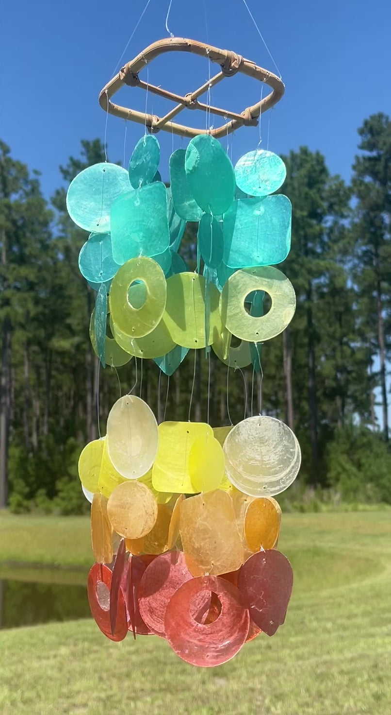 Artisan-Crafted Capiz Chimes & Mobiles in Charleston, SC | Blueyed ...
